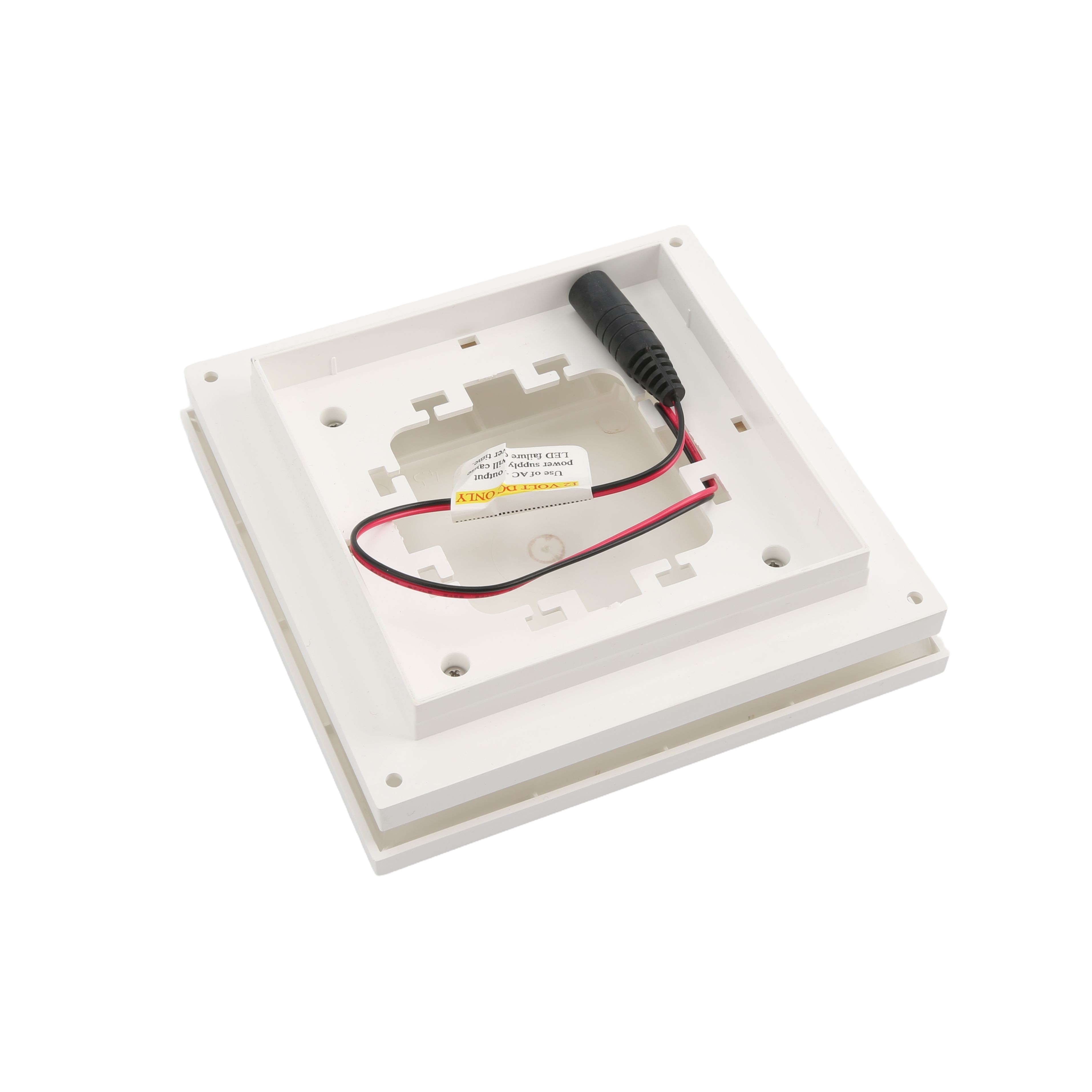 4 1/4" Sq. Ornamental Low Voltage LED Lighted Vinyl Post Cap For AZEK ...