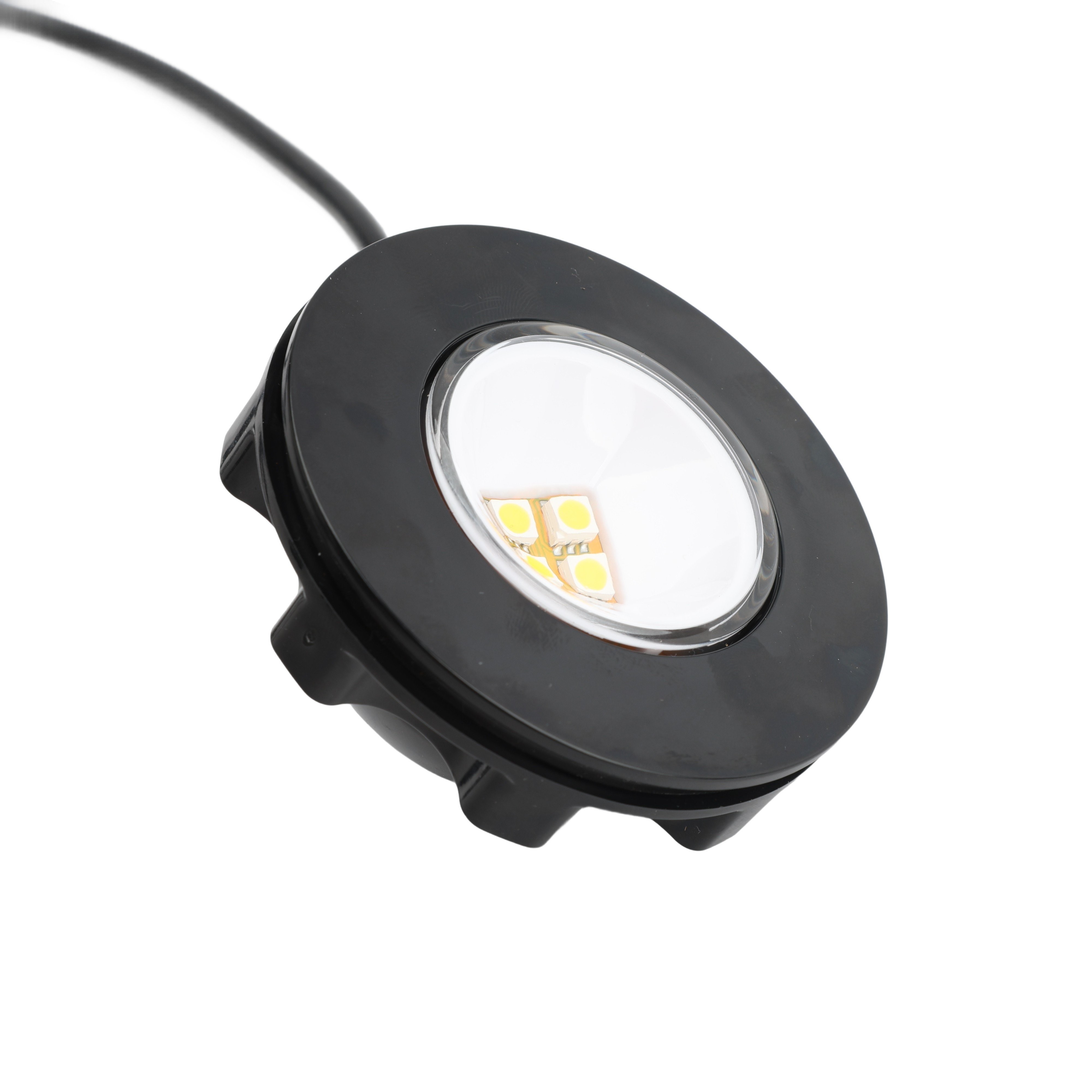 Black Vinyl ZipUp Under Deck Ceiling Light (9 Piece) - Low Voltage Warm ...