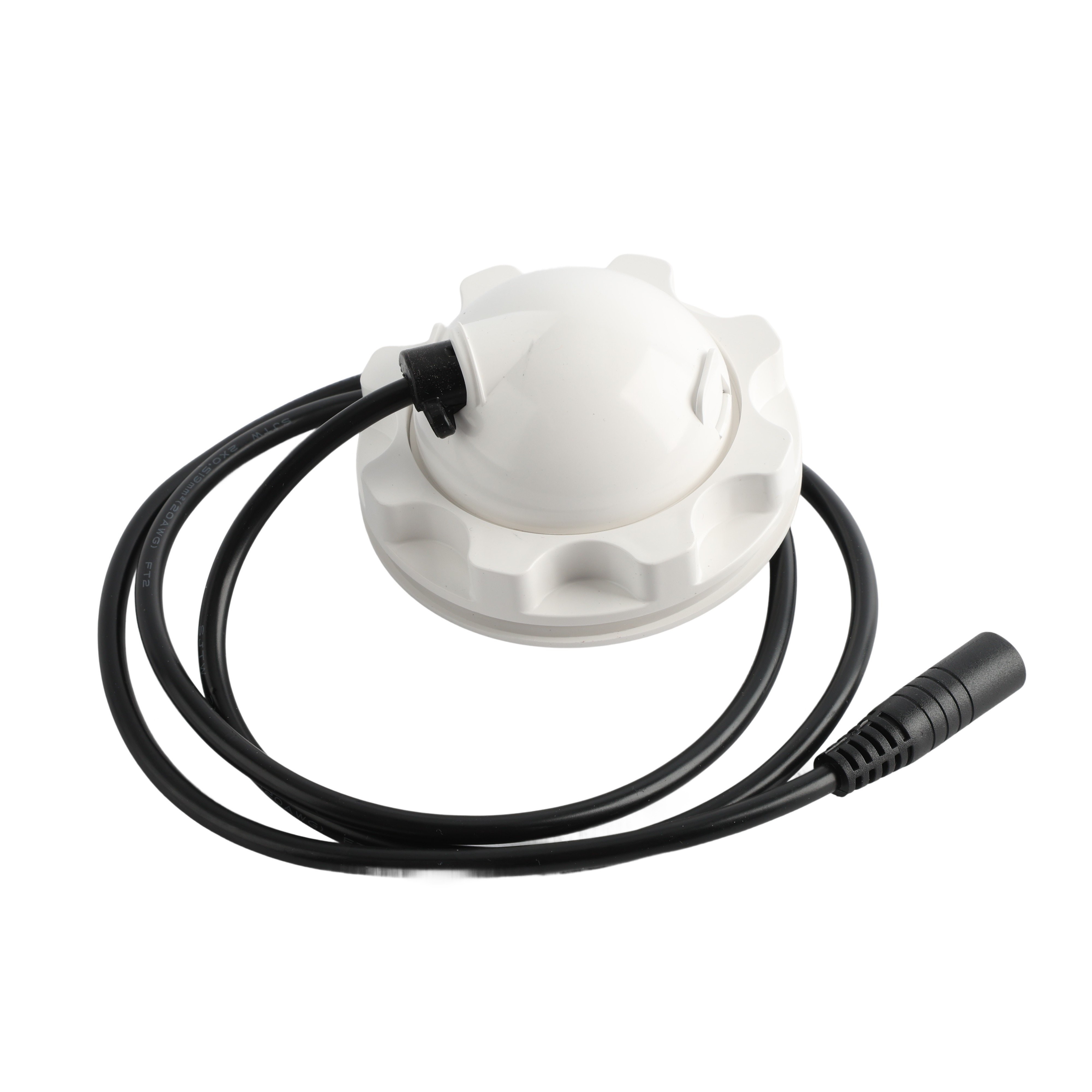 White Vinyl ZipUp Under Deck Ceiling Light - Low Voltage Cool White