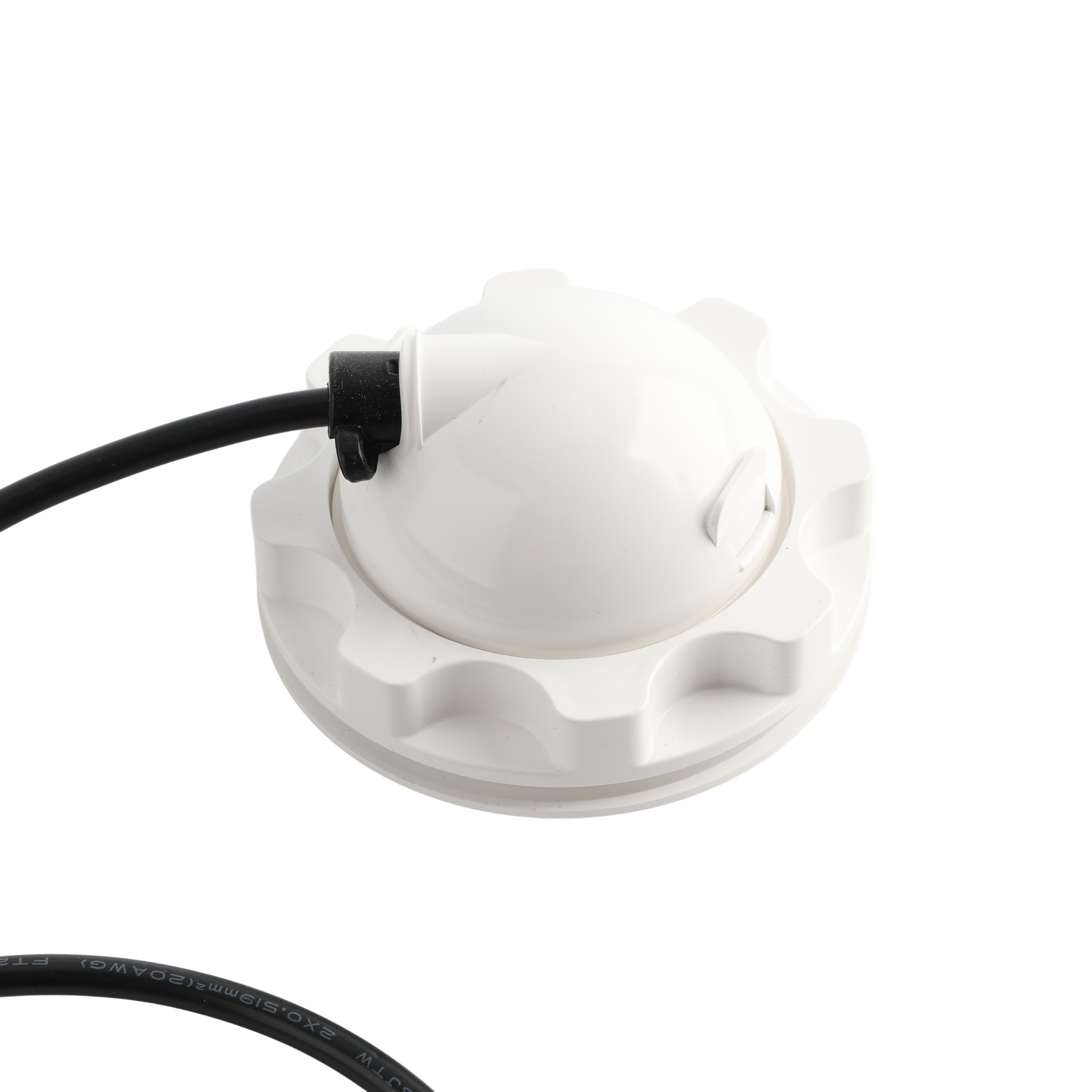 White Vinyl ZipUp Under Deck Ceiling Light (4 Piece) - Low Voltage Warm ...