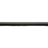 Black Vinyl Under Rail Strip with U-Channel - Low Voltage