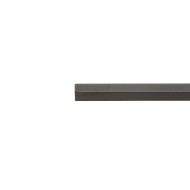 Black Vinyl Under Rail Strip with U-Channel - Low Voltage