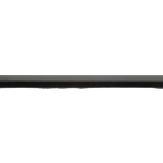 Black Vinyl Under Rail Strip with U-Channel - Low Voltage